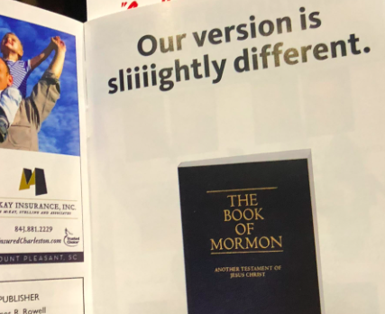 Mormon Church takes out ad in "The Book of Mormon" playbill... | Book of Mormon Central